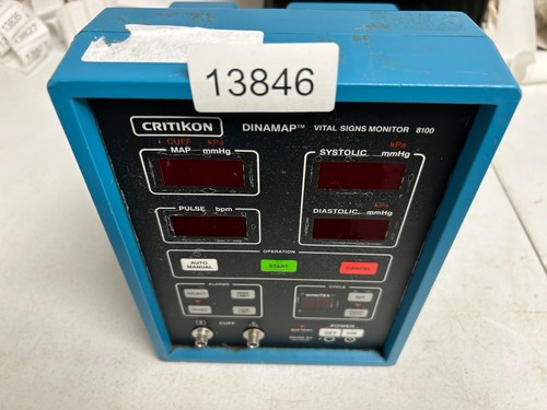 Critikon 8100 Dinamap Vital Signs Monitor, 120V60HZ 0.5A | eBay