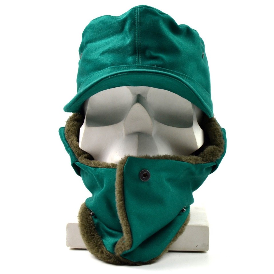 Genuine Austrian Army Military Winter Cap Austria hat NEW Green ...