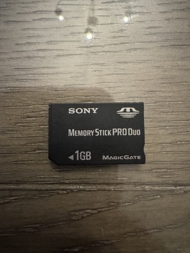 Original Sony 1GB Memory Stick Pro Duo Mark 2 for PSP and Sony Cameras ...