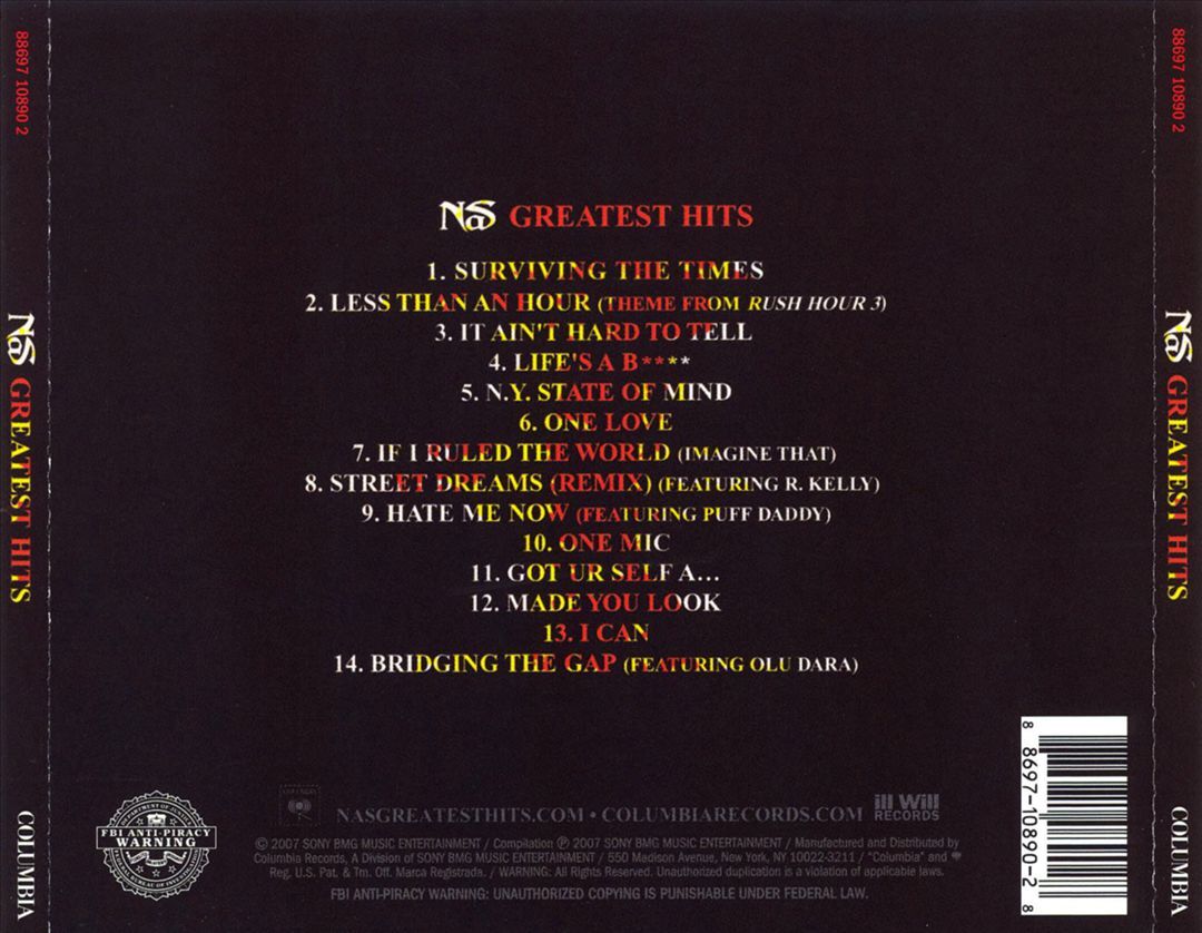 Nas 2013 Free FREE ALBUM*** With Every Ticket Sold From NOW Until