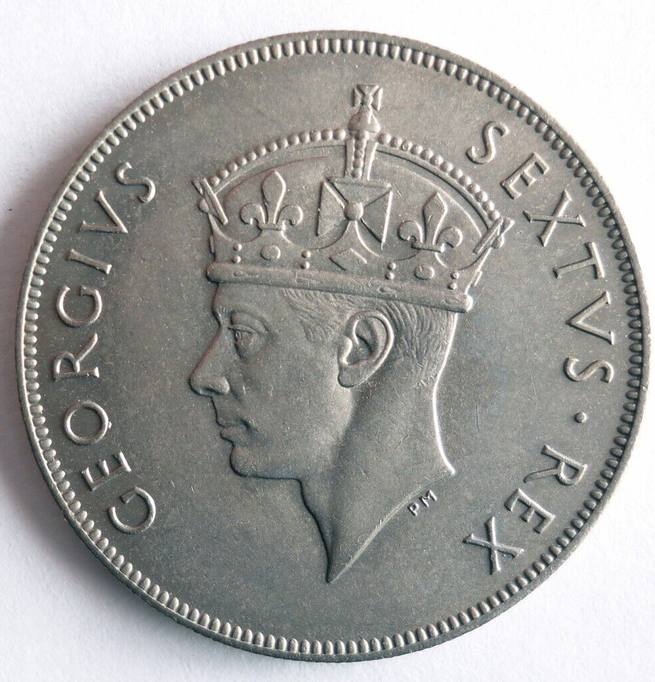 1948 EAST AFRICA SHILLING - AU/UNC - RARE Colonial African Coin - Lot # ...