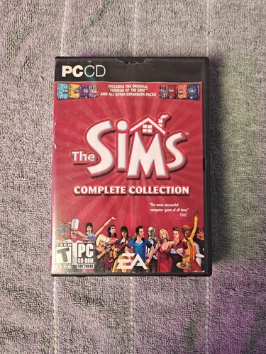 The Sims: Complete Collection With All 4 Discs Manual PC CD-Rom Game EA ...