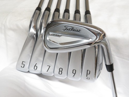 Used Titleist T350 Iron Set 5-PW+48* TT AMT Red R300 Regular Flex Steel ...