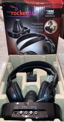 Rocketfish Rocketboost Wireless Stereo Headphones in Box | eBay