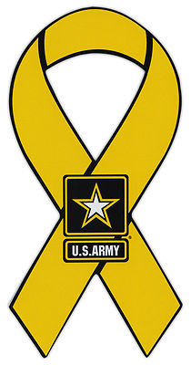 Ribbon Magnet - US Army Yellow Ribbon Military - Cars, Trucks ...
