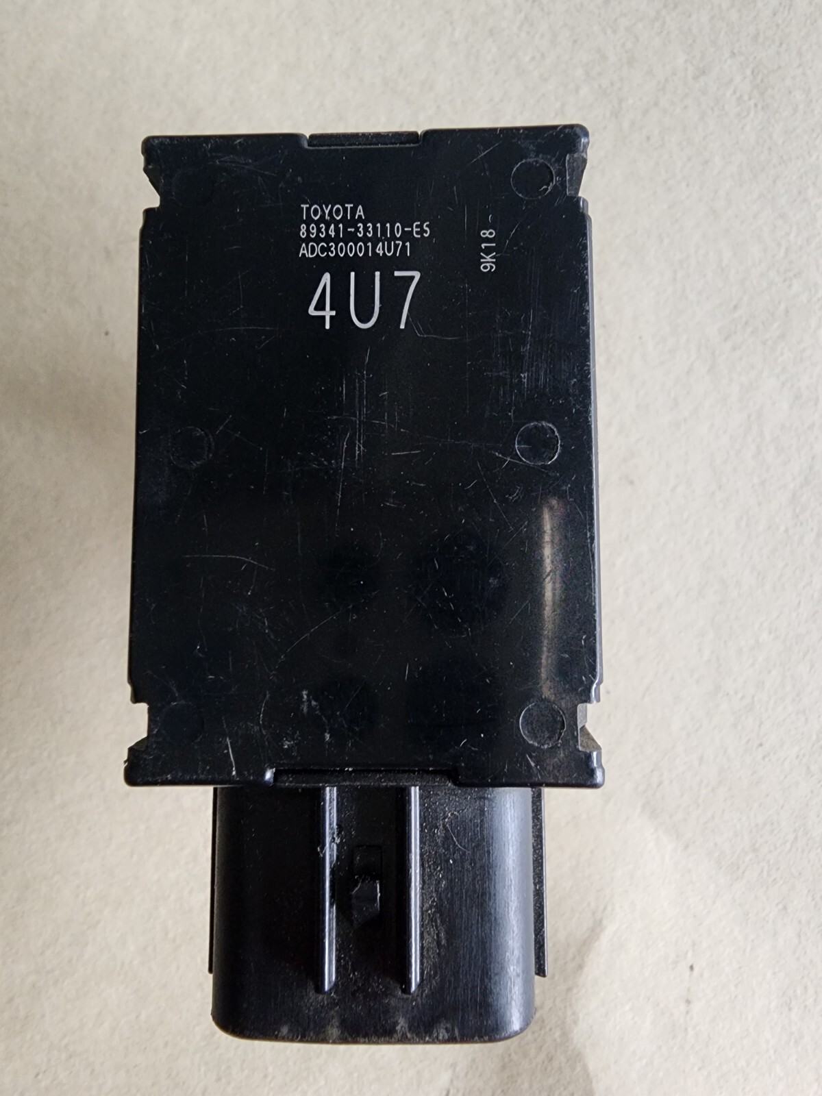 LEXUS TOYOTA BUMPER SENSOR ULTRASONIC FACTORY PAINT CODE 4U7 OEM 89341 ...