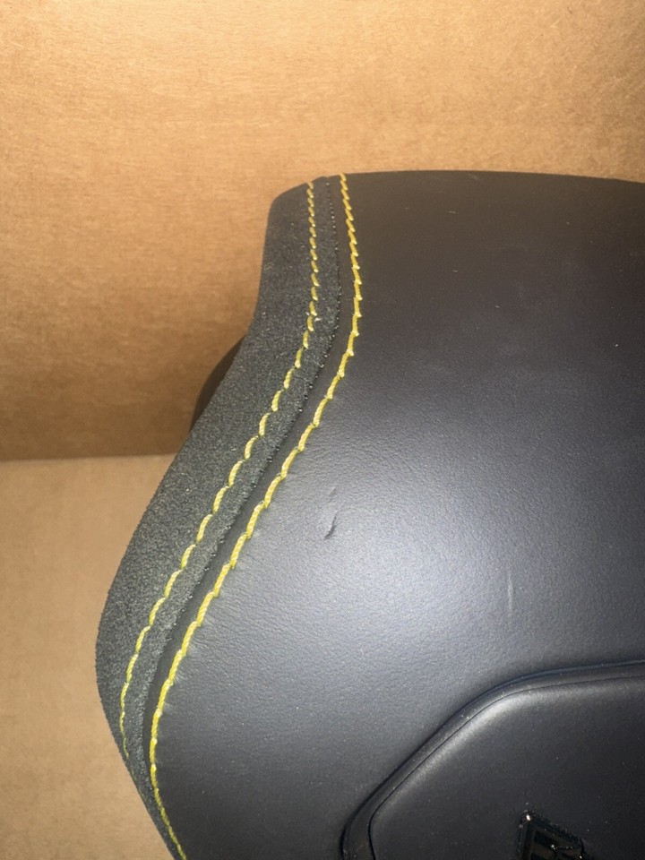 2020-2024 Chevrolet Corvette Driver Wheel Airbag OEM Black with Yellow ...