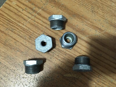 (5) ProFitter® - 3/4" M-NPT x 1/8" F-NPT 150 lb Galvanized Malleable ...