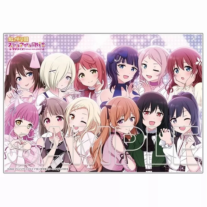 Acrylic stand/acrylic panel collection Acrylic plate Ver. Nijigasaki ...