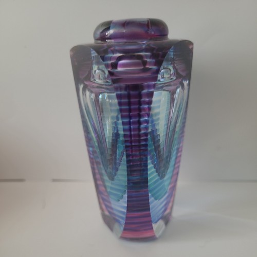 Faceted Kit Karbler & Michael David Glass Perfume Bottle Signed ...