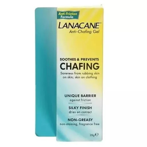 Anti Chafing Gel 28g by Lanacane - Anti-Friction Cream for Running ...