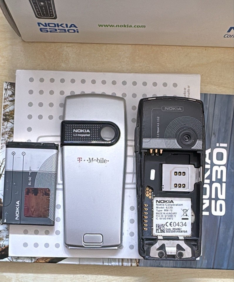 NOKIA 6230i RM-72 Händler, Geprüft, Volle Funktion, Garantie Accu Neu ...