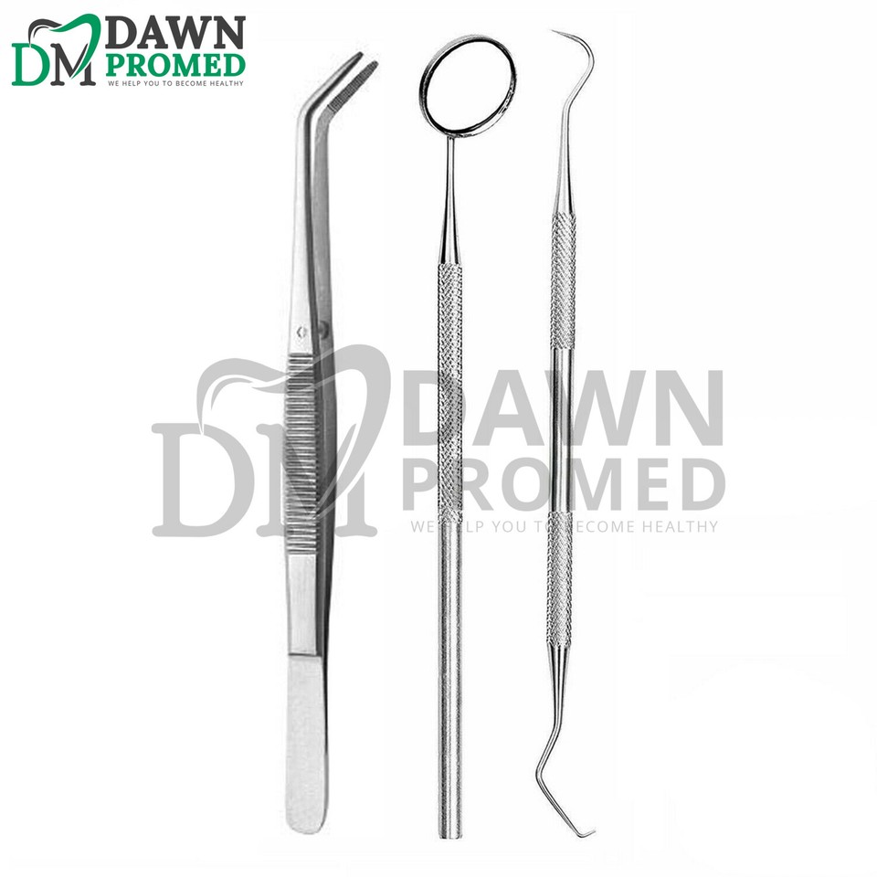 90 Pcs Basic Dental Instrument Set With Scaler Tray For Teeth Cleaning ...