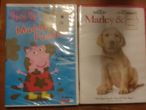 PEPPA PIG: MUDDY PUDDLES-PEPPA PIG & MARLEY AND ME DVD SEALED LOT | eBay
