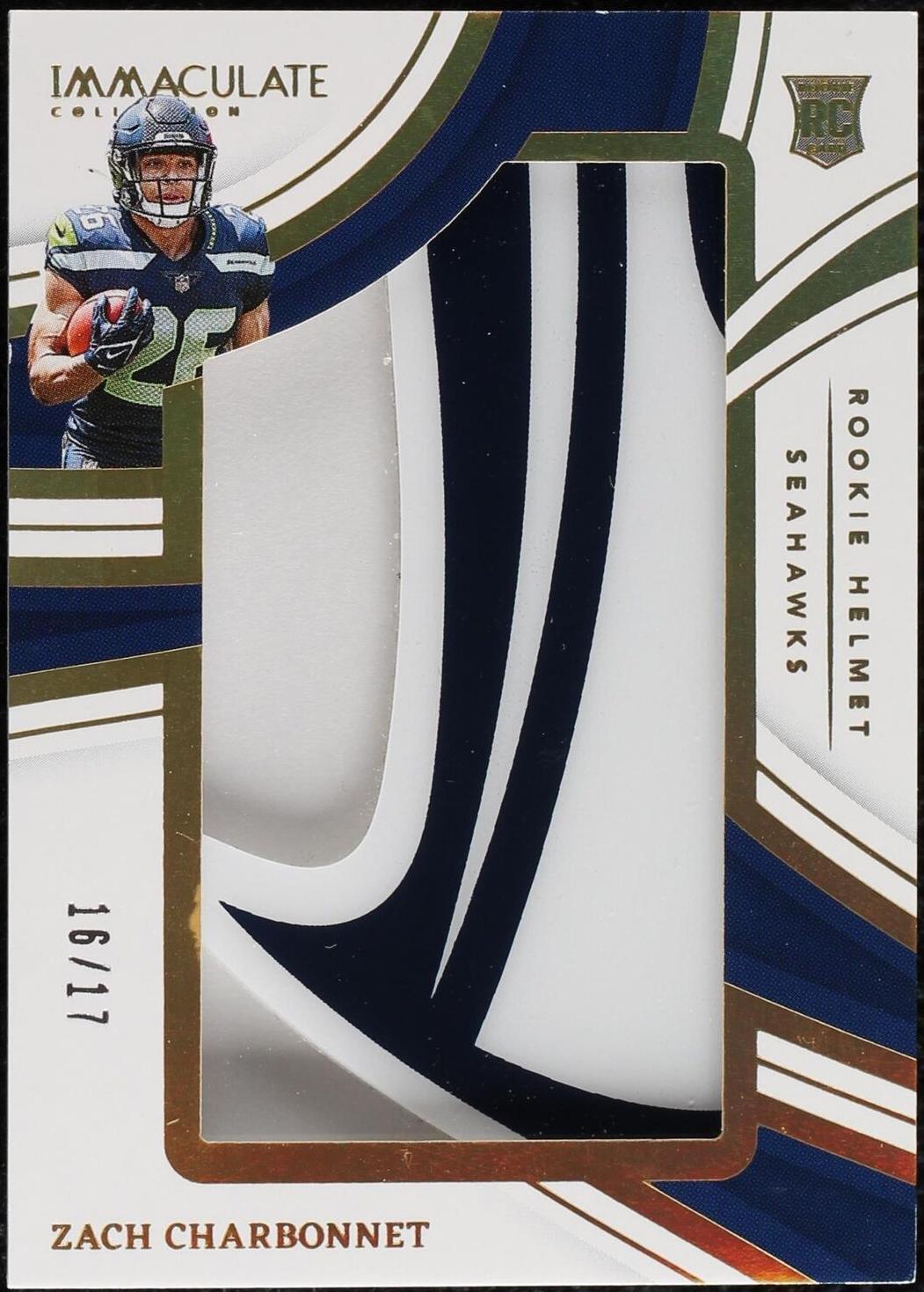 2023 Panini Immaculate Collection - Rookie Helmet Team Logos Zach ...