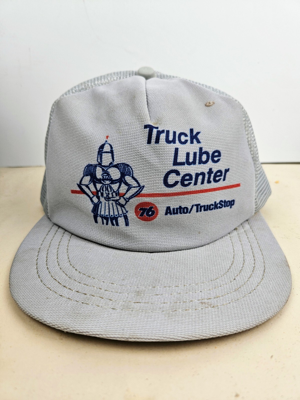 Vintage USA MADE Phillips 76 Gas Knight Trucker Hat S… - Gem
