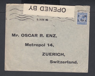 UK 1915 TWO WWI CENSORED COVERS TO ZURICH & CAROUGE SWITZERLAND | eBay