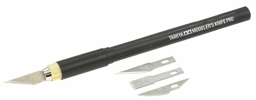 Japan Tamiya #74098 Modeler's Knife Pro w/7 Blades Kit Craft Tools ...