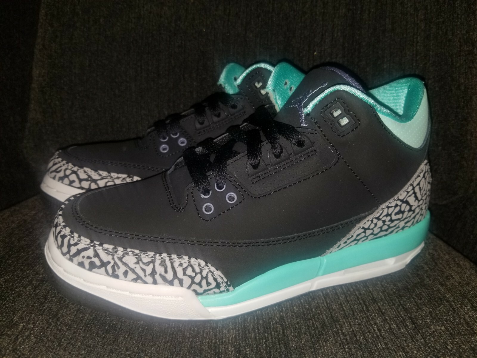Nike Air Jordan 3 Retro GG Bleached Turquoise Mint 441140 045 sz 6y | eBay