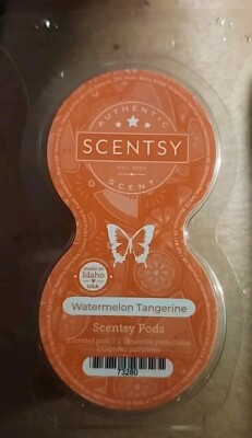 Scentsy Authentic Scent Pod Pods Twin Pak Pack- WATERMELON TANGERINE ...