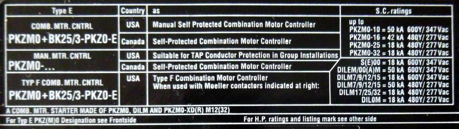 Möller Motorschutzschalter PKZM0-2,5 Ser.-No.04 mit Stecker-Adapter ...