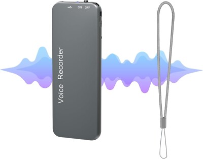 128GB Digital Voice Recorder with Noise Reduction Chip, 40Hrs Voice ...