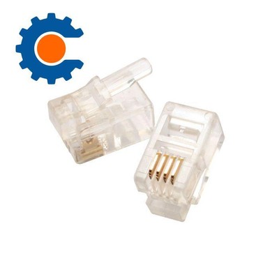 Eclipse Tools Pro'sKit Premium Modular Plugs - 4P4C Flat Stranded Cable ...