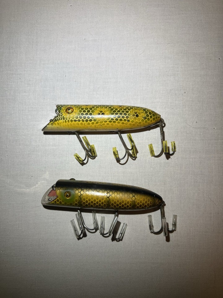 Vintage Heddon Bassers Antique Fishing Lures Tackle Bait | eBay