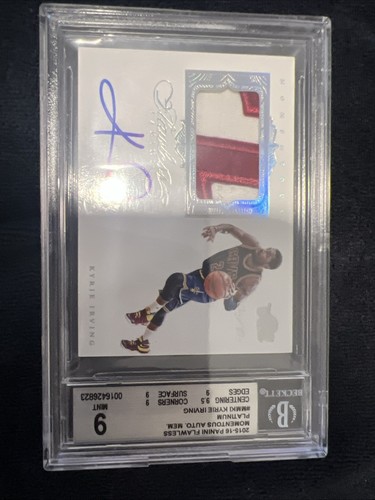 Panini Flawless 2015-2016 Momentous Patch Auto Kyrie Irving OFO Card ...