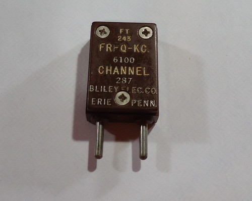 FT-243 Radio Crystal - .093 Pins - 6100 KHz - Bliley - Channel 287 | eBay