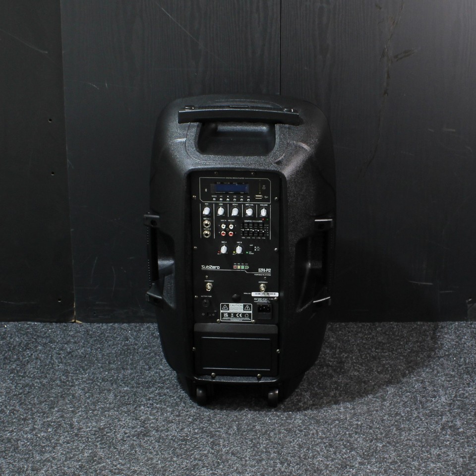SubZero P12 Portable PA Speaker - FAULTY - RRP £199 | eBay UK