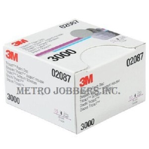 3M 02087 3" 3000 Grit Trizact Hookit 15 Discs Per Box 2087 | eBay