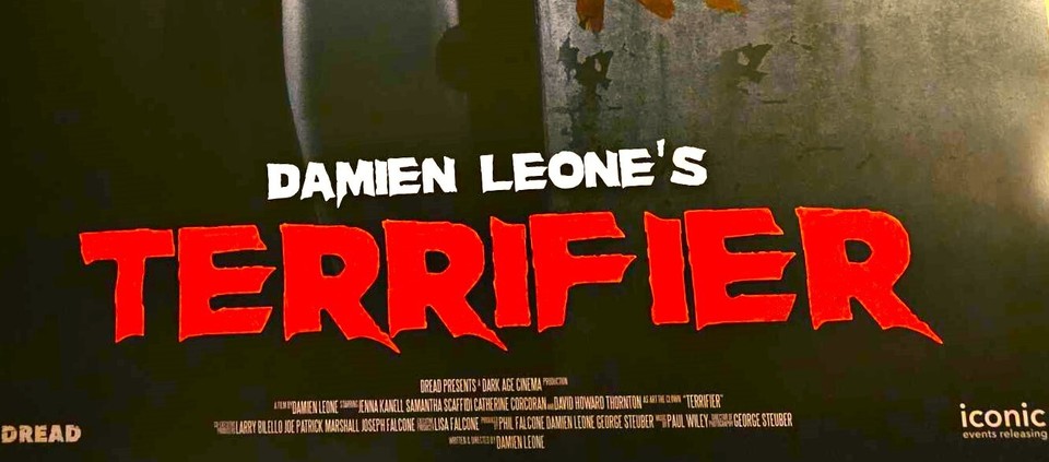 RARE New TERRIFIER CLOWN Movie Poster AUTHENTIC DS 27X40 HORROR ...