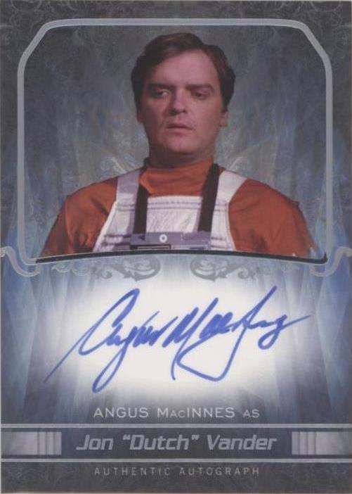 Angus Macinnes As Jon "Dutch" Vander - 2015 Topps Star Wars Masterwork ...