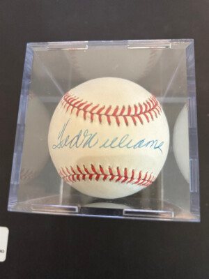 TED WILLIAMS AUTOGRAPHED PSA AUTHENTICATED BASEBALL | eBay