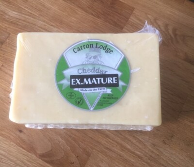 Carron Lodge Extra Mature White Cheddar 1.1kg | eBay UK