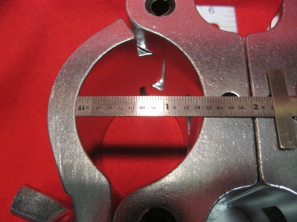 ALUMINUM 50mm SWIVEL/90 deg/Straight CHEESEBORO TRUSS SCAFFOLD CLAMP 6 ...