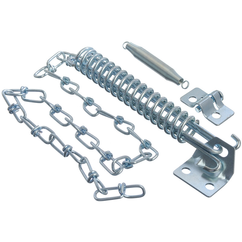 Heavy Duty Storm Screen Door Chain Stop Spring Crash ~ New | eBay