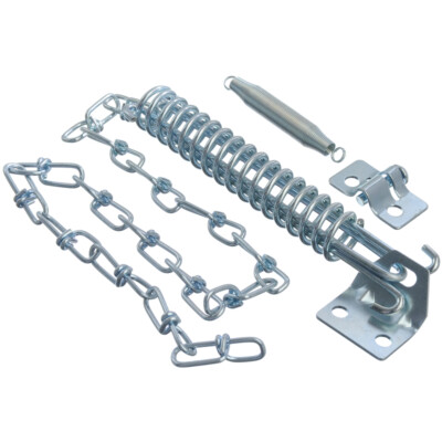 Heavy Duty Storm Screen Door Chain Stop Spring Crash ~ New | eBay