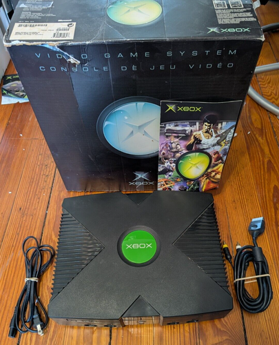 Microsoft Xbox Launch Edition 8GB Home Console - Black with Original ...