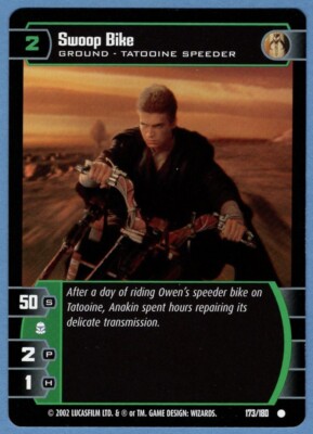 2002 Star Wars Trading Card Game Swoop Bike 173/180 TCG | eBay