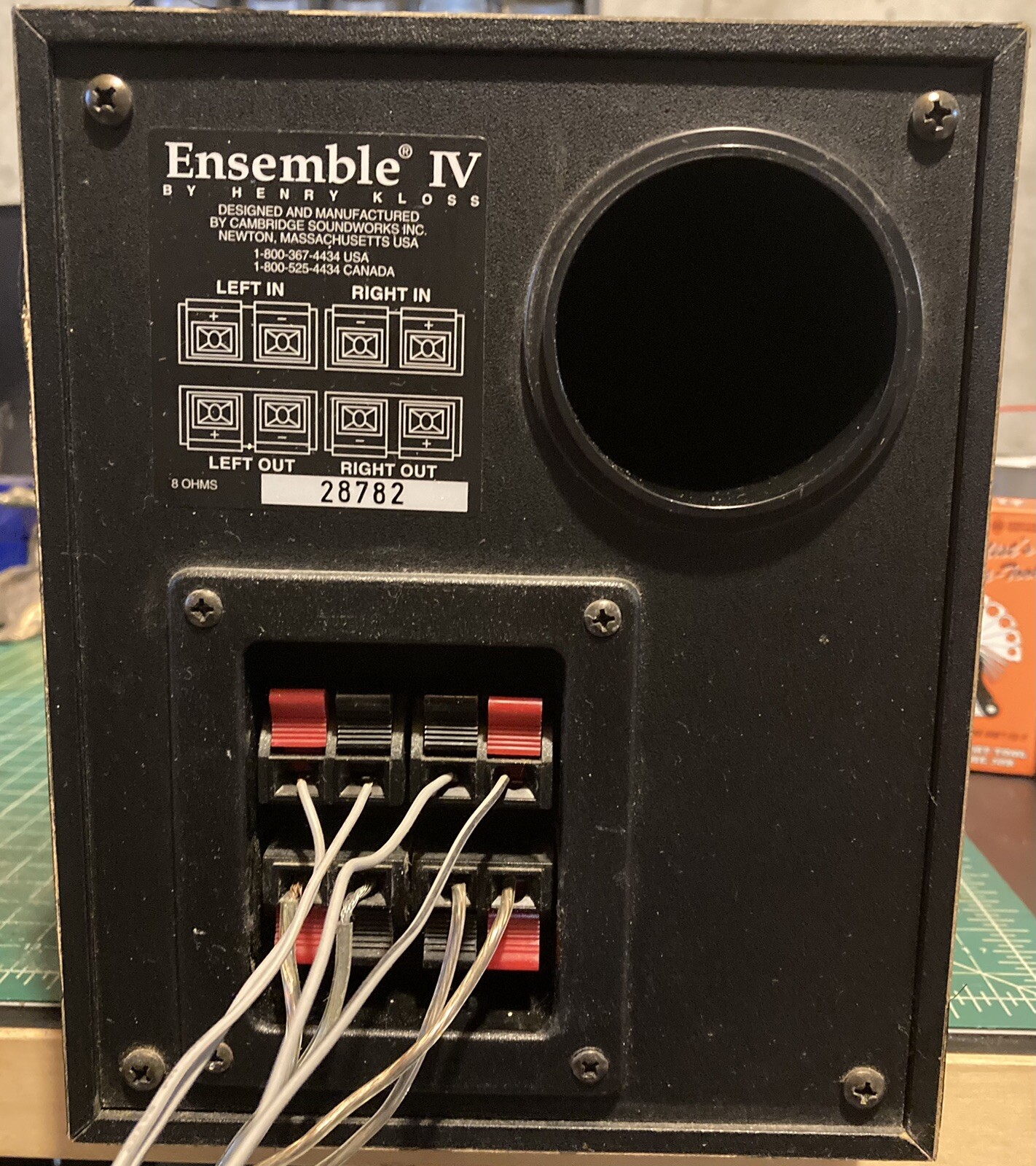 Cambridge Soundworks Ensemble IV Subwoofer Vintage Henry Kloss Superb ...