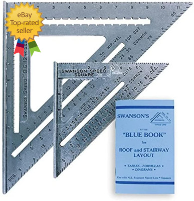 SW1201K Value Pack 7 Inch Speed Square and Big 12 Speed Square (Without ...