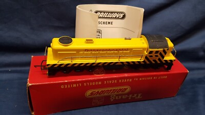 TRIANG R155 RARE YELLOW TRANSCONTINENTAL RS2 SWITCHER LOCO 7005 ...