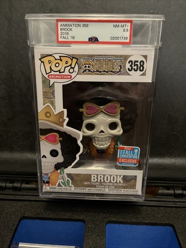 Funko POP! Animation One Piece Brook #358 PSA 8.5 2018 Fall Convention ...