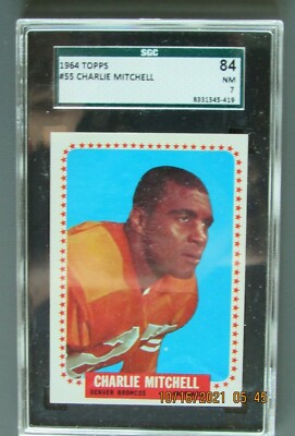 1964 TOPPS #55 CHARLIE MITCHELL SGC GRADED 84 NM 7 | eBay