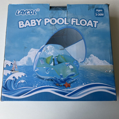 LAYCOL Baby Swimming Float Inflatable Baby Pool Float Ring Newest Age 3 ...