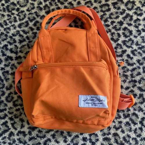 Bright Orange Mini Harry Styles Backpack Purse Tote- Designed By Almax ...