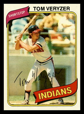 1980 Topps Tom Veryzer #276 Cleveland Indians Near Mint NM | eBay
