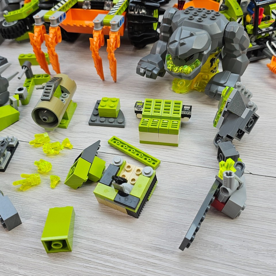 LEGO Power Miners Job Lot Incomplete Sets 8963 8960 8959 + 6 Minifigs ...